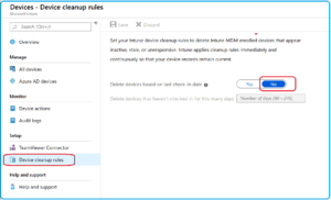 Microsoft Intune Inaktive Geräte automatisch entfernen